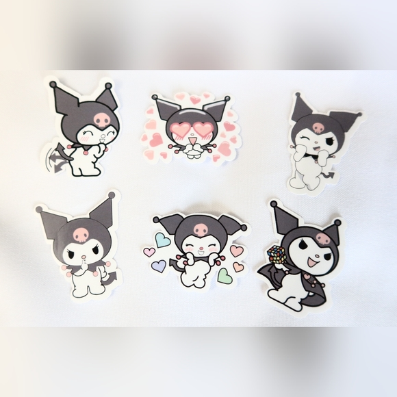 Sanrio | Office | Kuromi Stickers Hello Kitty Sanrio Kawaii Handmade ...